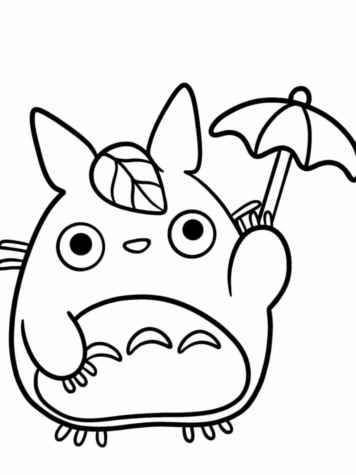 30+ Free PDF Totoro Coloring Pages 🌳🐾 - Coloringpagesforkids.net
