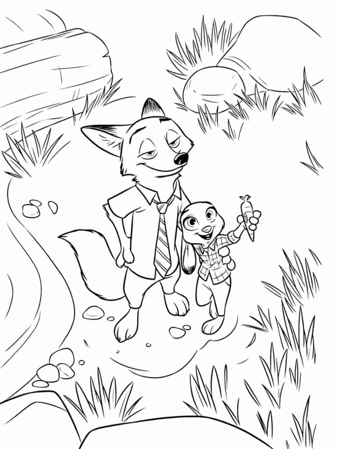 26+ Free PDF Zootopia Coloring Pages 🎨🐾 - Coloringpagesforkids.net