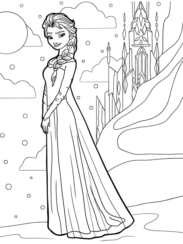 30 de pagini de colorat gratuite cu Frozen în format PDF ️🎨 ...