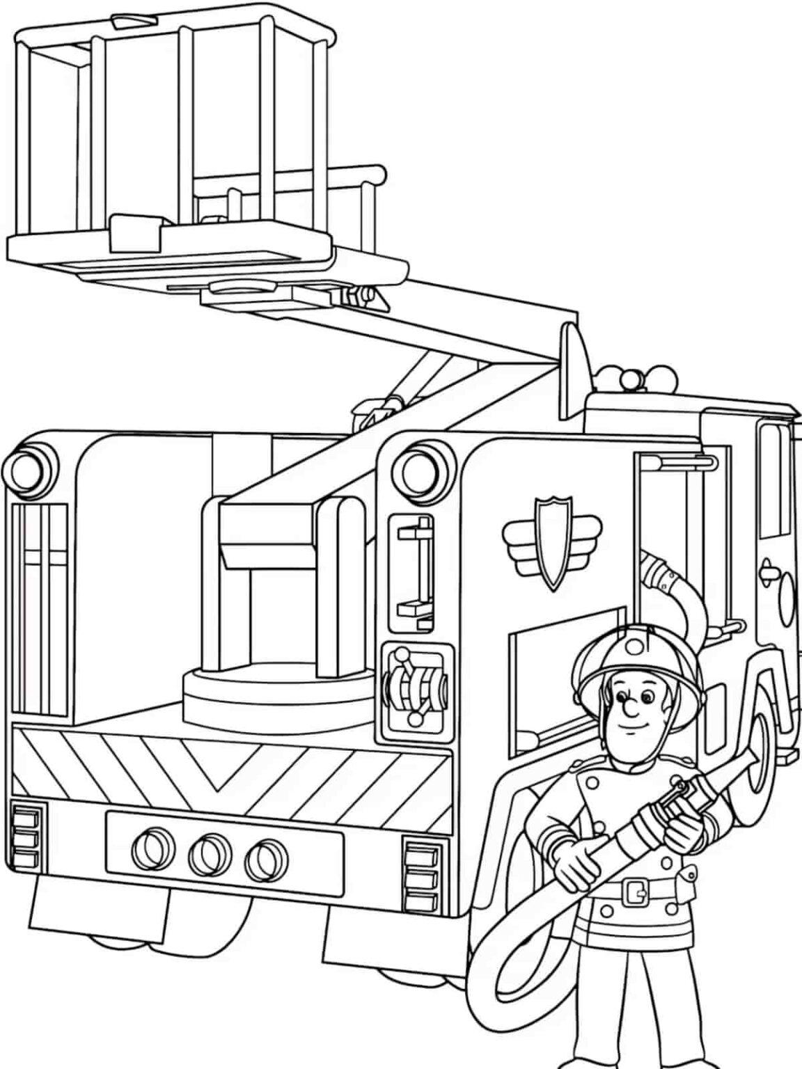 23+ Free PDF Fireman Sam Coloring Pages 🚒🎨 - Coloringpagesforkids.net