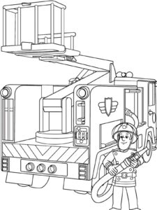 23+ Free PDF Fireman Sam Coloring Pages 🚒🎨 - Coloringpagesforkids.net