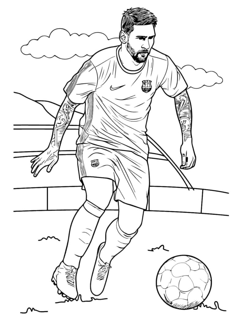 22+ PDF Lionel Messi Coloring Pages ⚽🎨 - Coloringpagesforkids.net