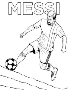 22+ PDF Lionel Messi Boyama Sayfaları ⚽🎨 - Coloringpagesforkids.net