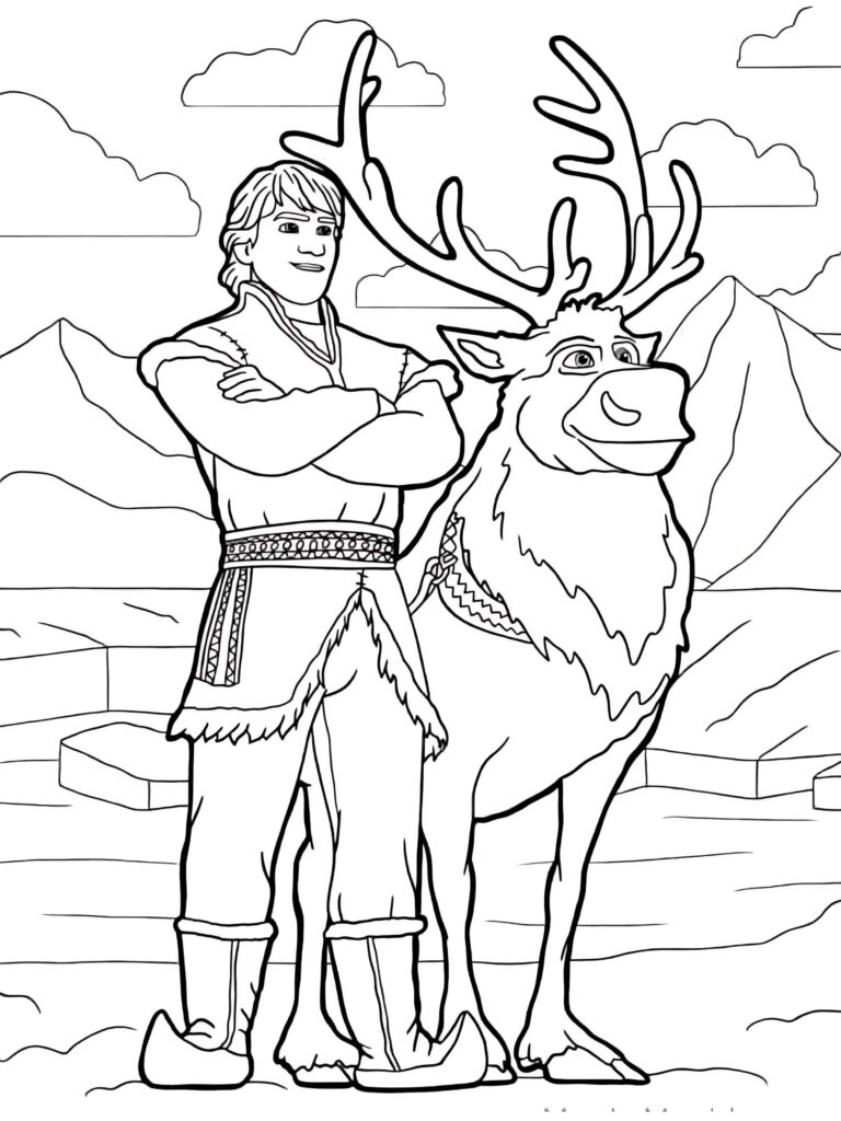 30 Free PDF Frozen Coloring Pages ️🎨 - Coloringpagesforkids.net