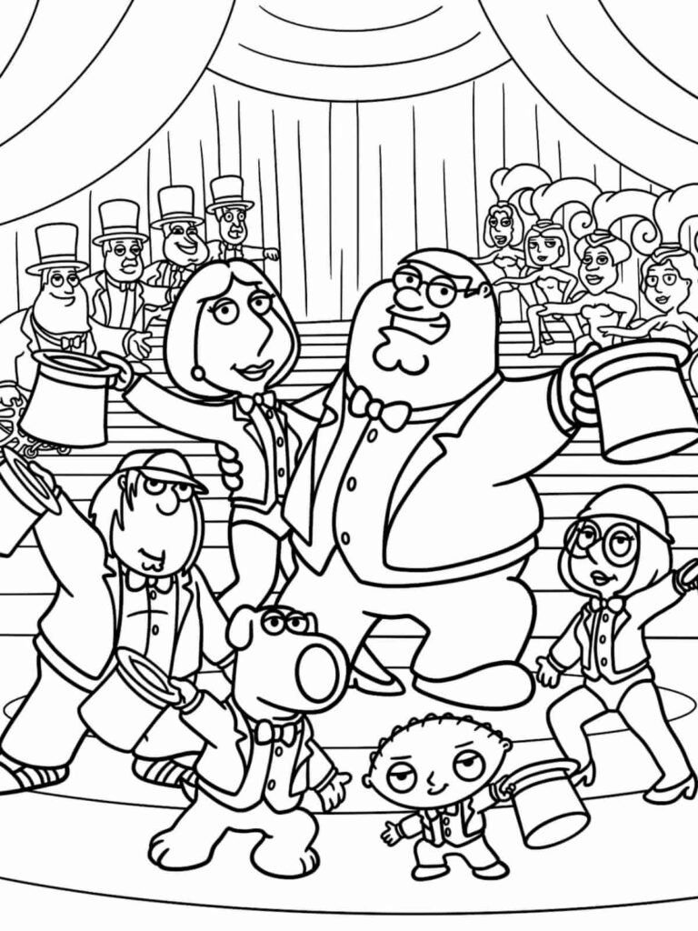 23+ Free PDF Family Guy Coloring Pages 🎨👨‍👩‍👧‍👦 - Coloringpagesforkids.net