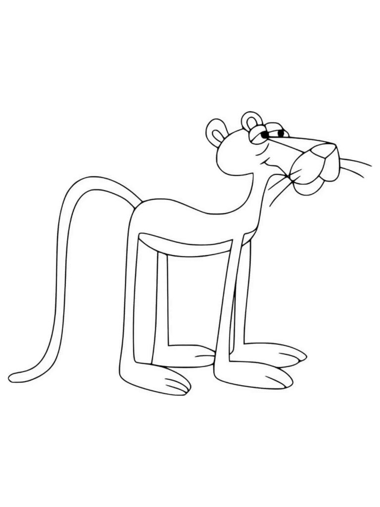 23+ páginas para colorear de la Pantera Rosa en PDF gratis 🐾🎨 ...