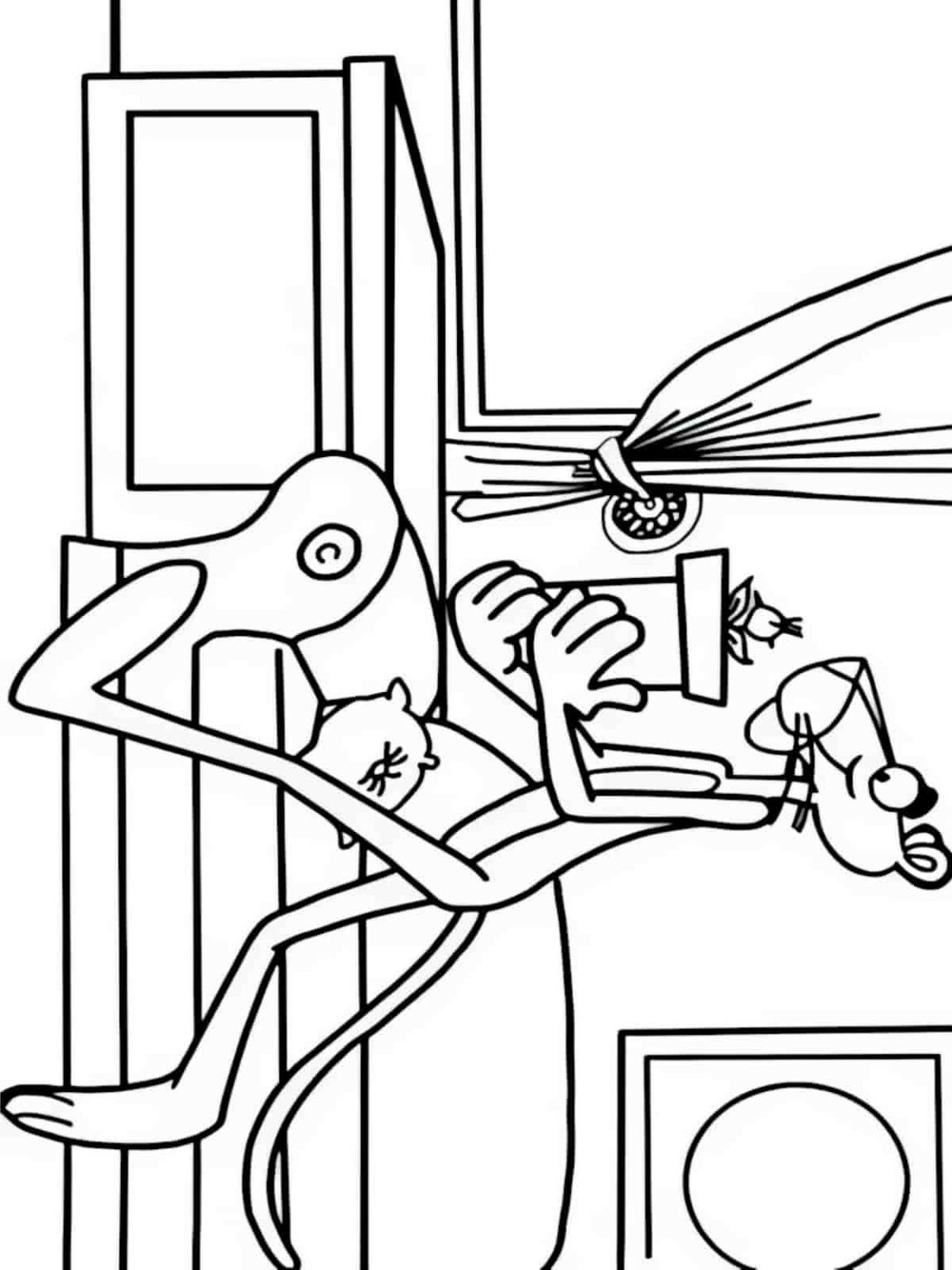 23+ PDF grátis Páginas para colorir da Pantera Cor de Rosa 🐾🎨 ...