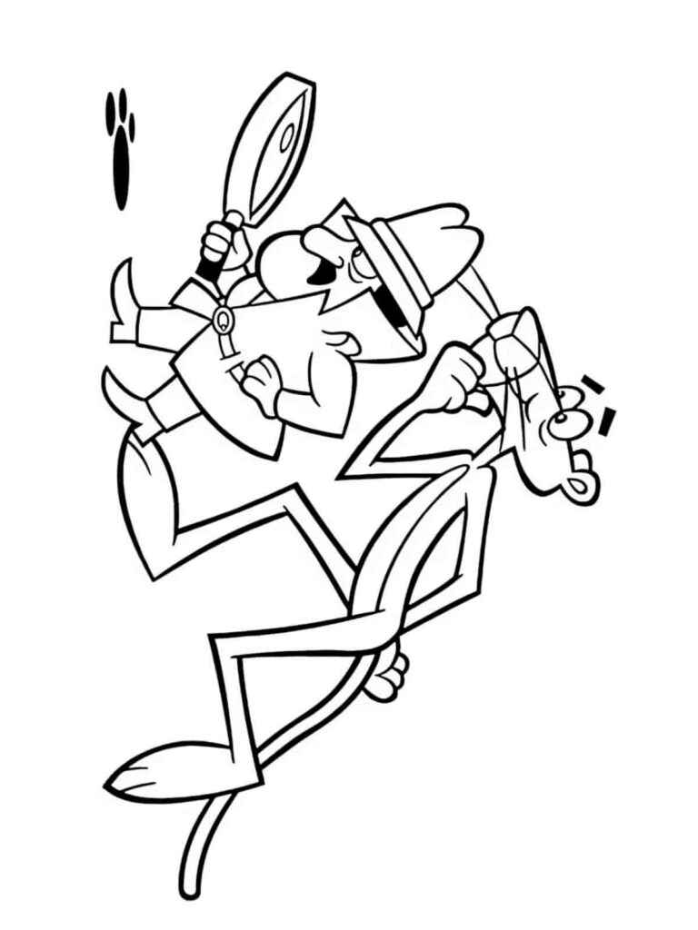 23+ páginas para colorear de la Pantera Rosa en PDF gratis 🐾🎨 ...